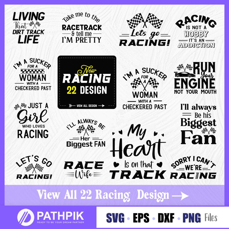 Racing SVG Bundle, Racing Svg, Racing Sayings Svg, Car Racing Quote SVG ...