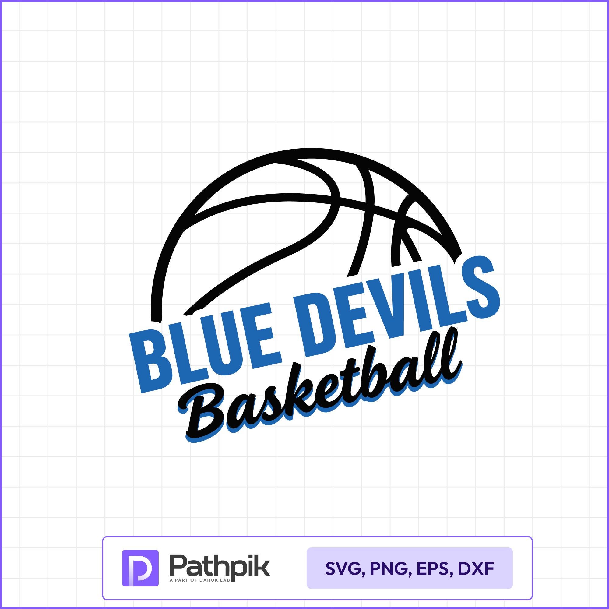 Blue Devils Basketball SVG Bundle, Team Logos (svg, Png, Eps, Dxf) - Etsy