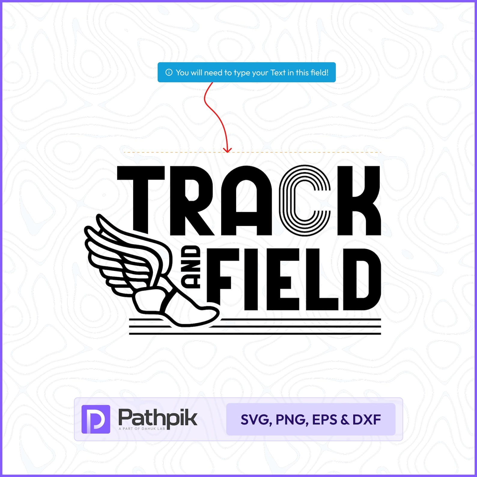 Track and Field SVG, Team Mascot Logo Runner School Mascot Track and ...