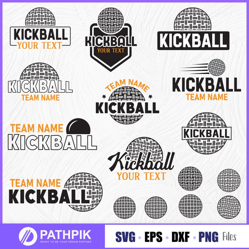 Kickball SVG 16 Design, Kickball PNG, Kickball Vector, Kickball SVG ...