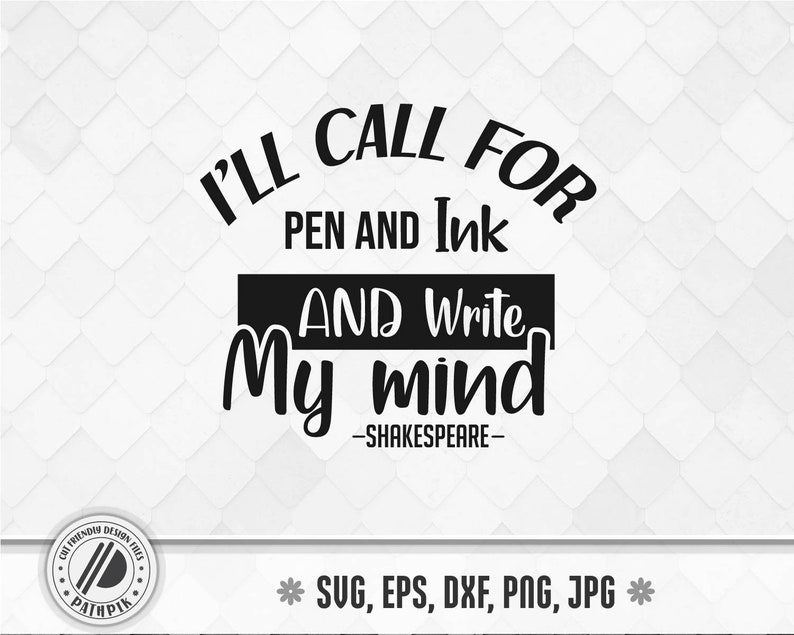 Quotes by Writers About Writing SVG Cut Files for Your Crafting Work - Etsy