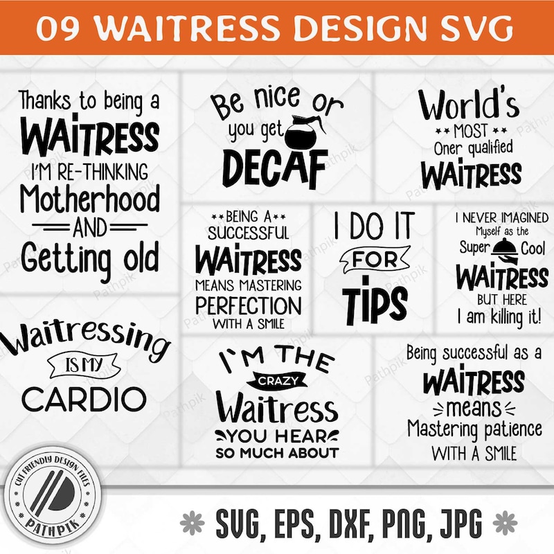 Waitress - Etsy
