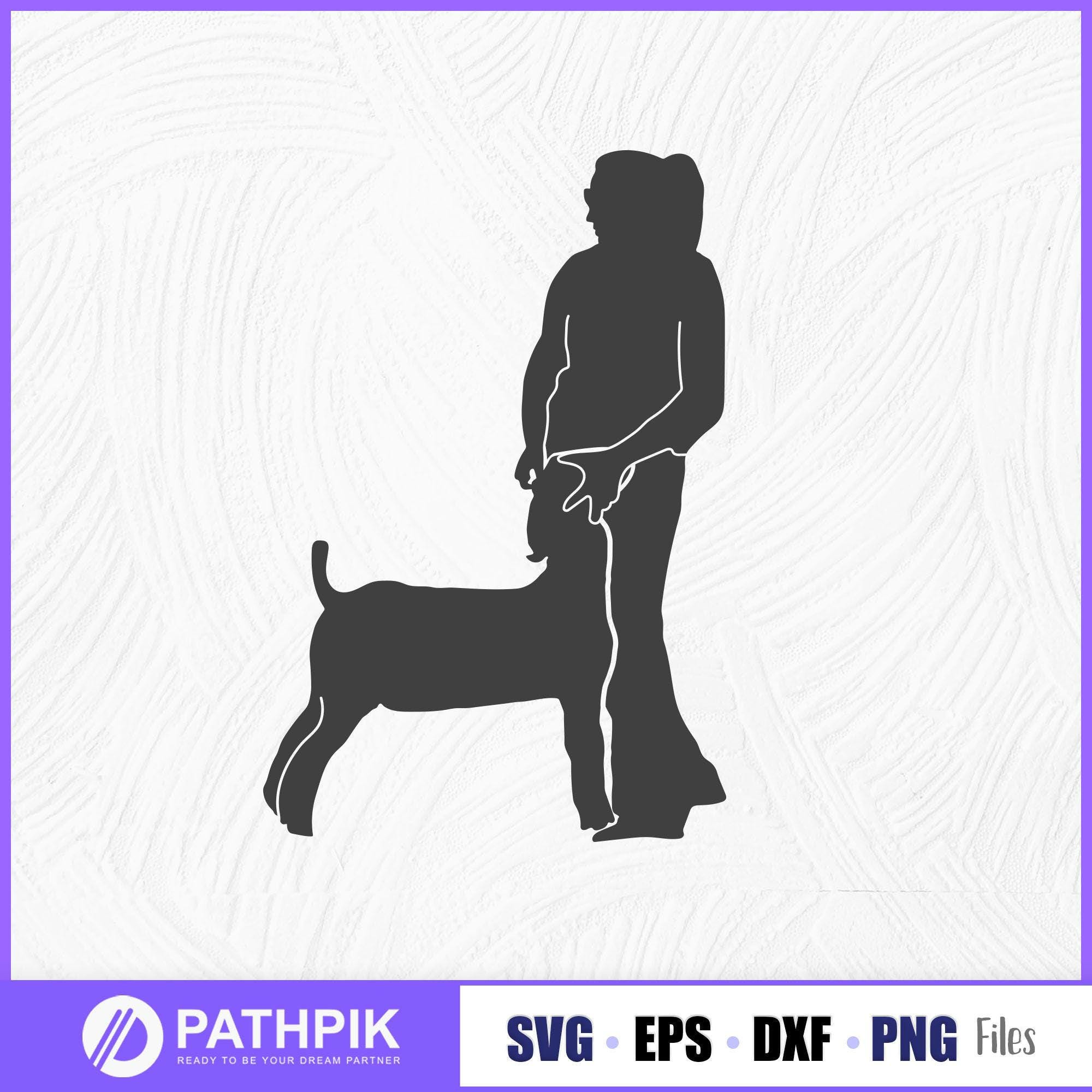 Market Goat SVG Design, Boer Goat, Show Wether Goat SVG, Show Goat SVG ...