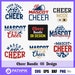 Cheer Bundle Svg Design, Cheerleader Bundle, Cheerleading T Shirt ...