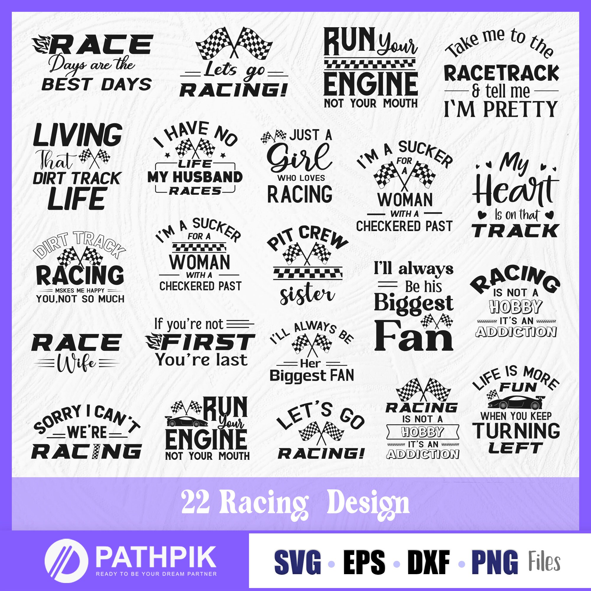 Racing SVG Bundle, Racing Svg, Racing Sayings Svg, Car Racing Quote SVG ...