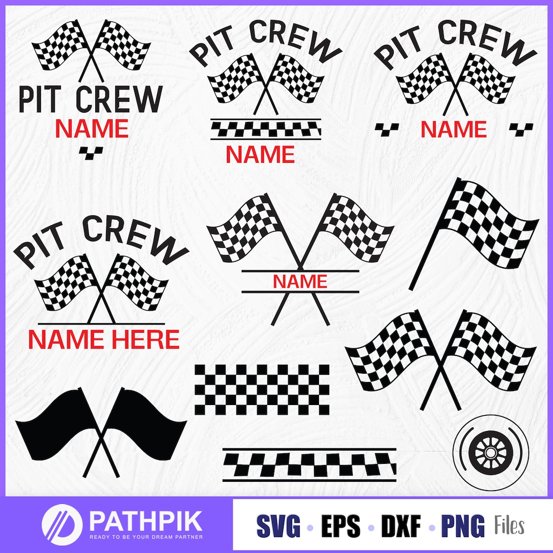 Pit Crew Custome Shirts Design, Pit Crew SVG, Racing Svg, Race Car Svg ...