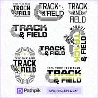 State Track and Field Qualifiers SVG // © Smalltownnecreations 2.26.25 ...