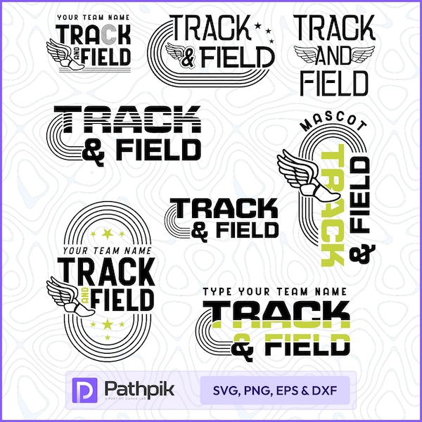 Track and Field Svg - Etsy