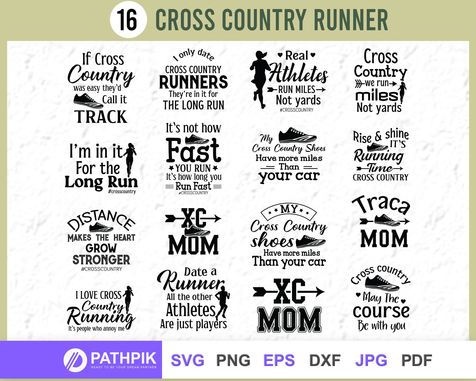 Cross Country Runner, Running SVG, Run Svg Design, Workout Svg, Trak ...