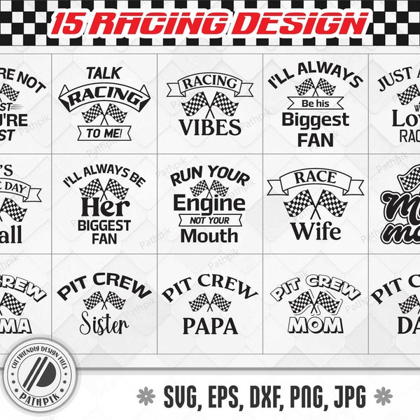 Racing Svg - Etsy