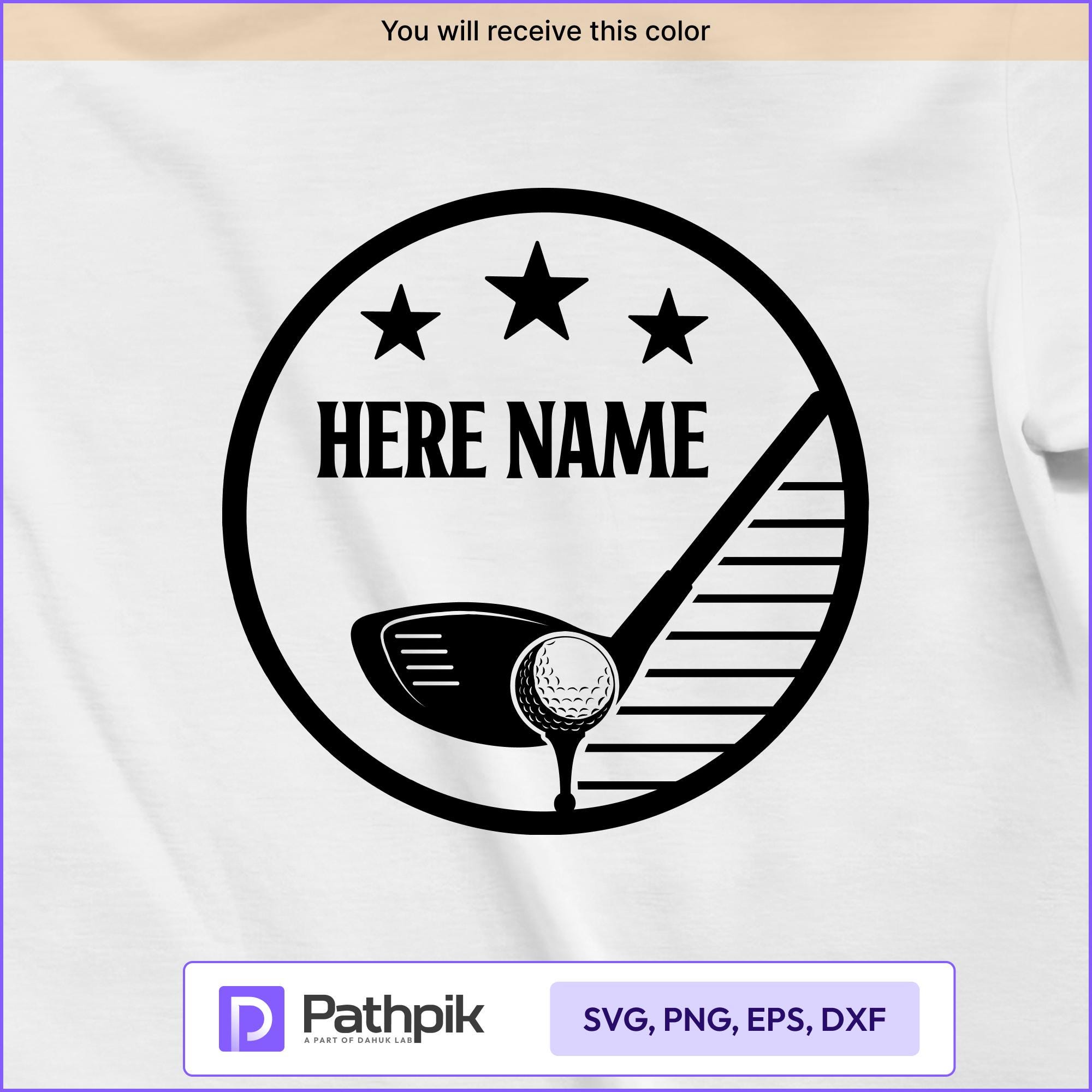 Golf Logo SVG Bundle, Golf Team Logo, Customizable Team Emblems ...