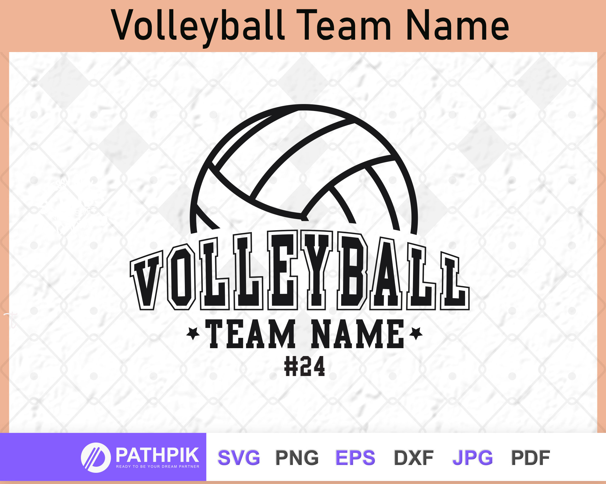 Volleyball Team Name SVG College Volleyball Shirt Svg - Etsy
