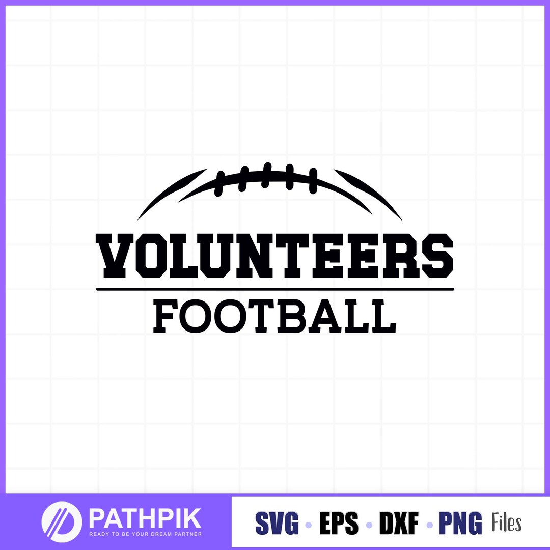 Football Volunteers SVG Team Shirt PNG Cut File - Etsy