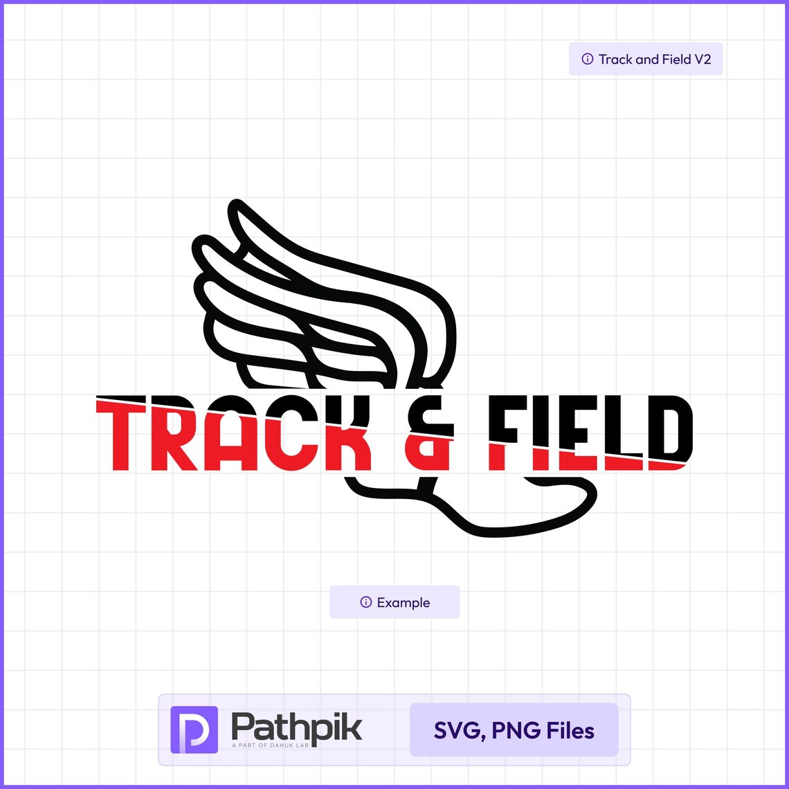 Track and Field SVG, Team Mascot Logo Runner School Mascot Track and ...