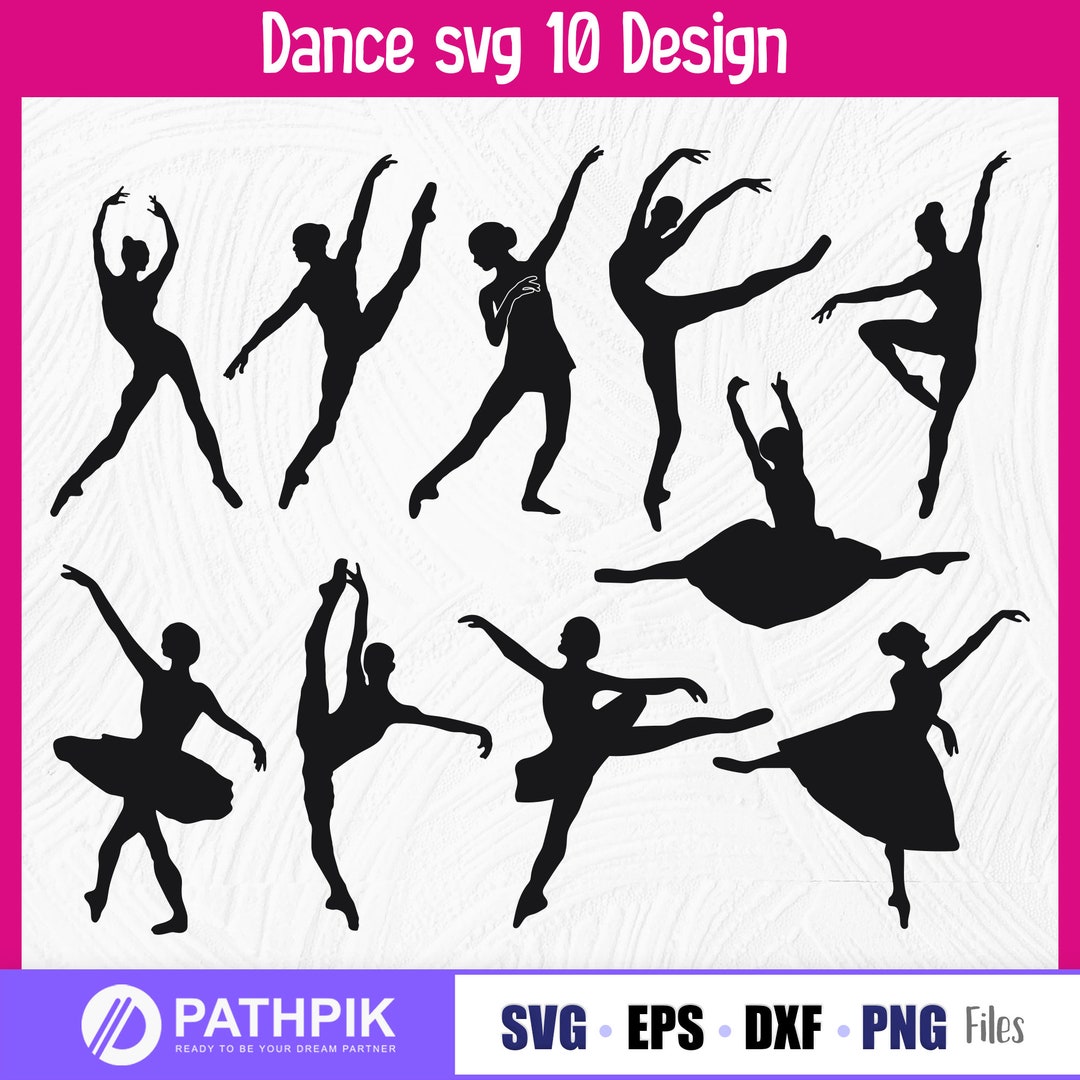 Dance SVG Design , Dancers Svg, Dancer Silhouettes Svg, Dance Team Svg ...