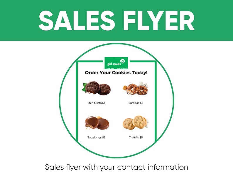 Girl Scouts Cookie Sales Tracker Spreadsheet 2022 Simple - Etsy