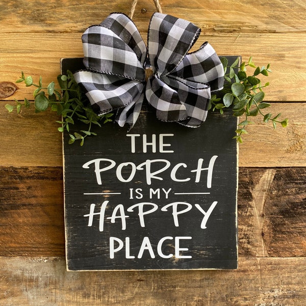 Happy Place Sign - Etsy