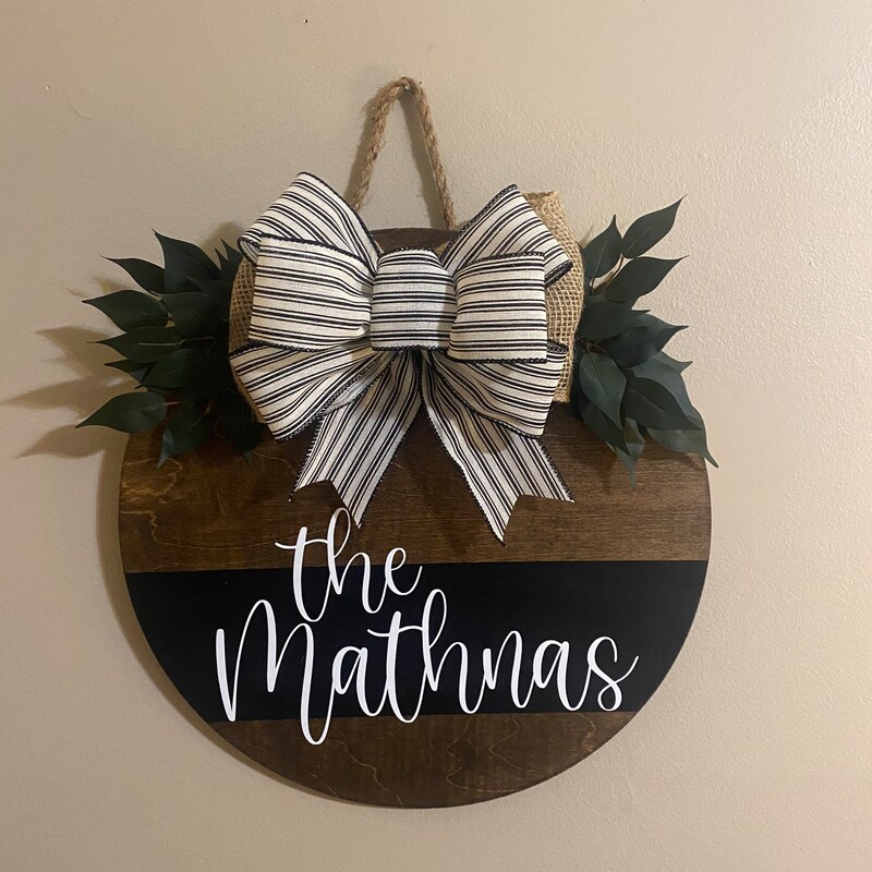 Personalized Door Hanger - Etsy
