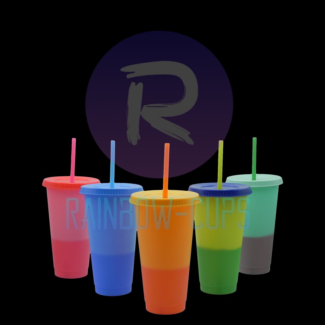Color Changing Cold Cups 24oz (pastel) - Set of 5 - Etsy