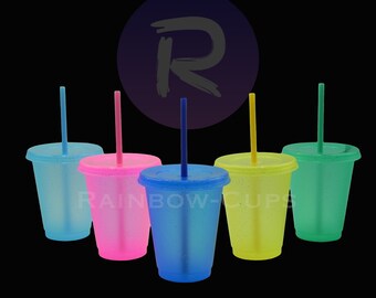5 Pack Glitter Cold Cups, Blank Cups for Custom Designs, Blank Cups ...