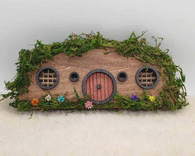 Hobbit House Shelf Sitter; Interior Lights Up; Shire Decor - Etsy