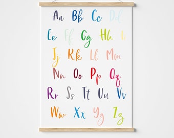 A3 Alphabet Print - Etsy UK