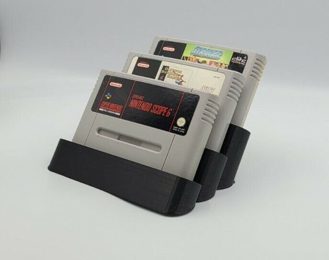 Snes Super Nintendo Games Holder Display Stand Mount Games Room - Etsy
