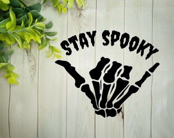 Stay Spooky Car Decal - Etsy