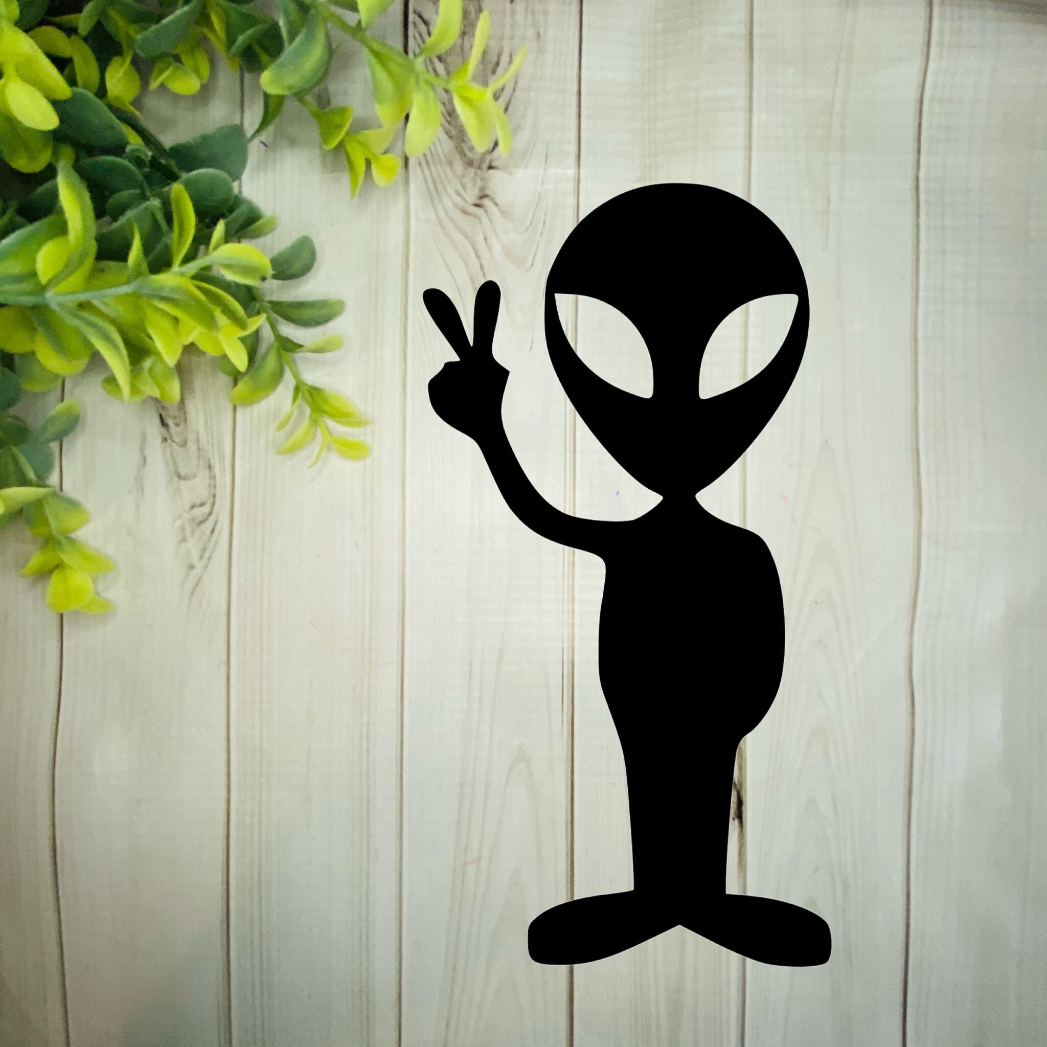 Alien decal Alien UFO Car decal laptop decal decal vinyl | Etsy