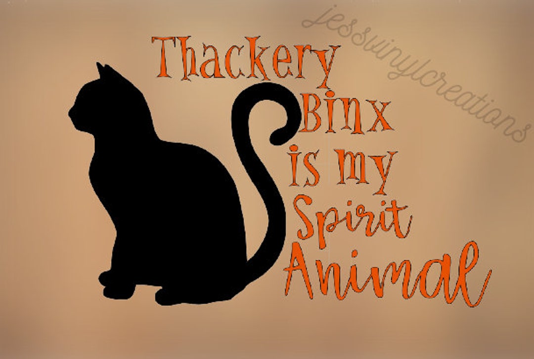 Thackery Binx Decal | Hocus Pocus | Spirit Animal | Binx | Halloween ...