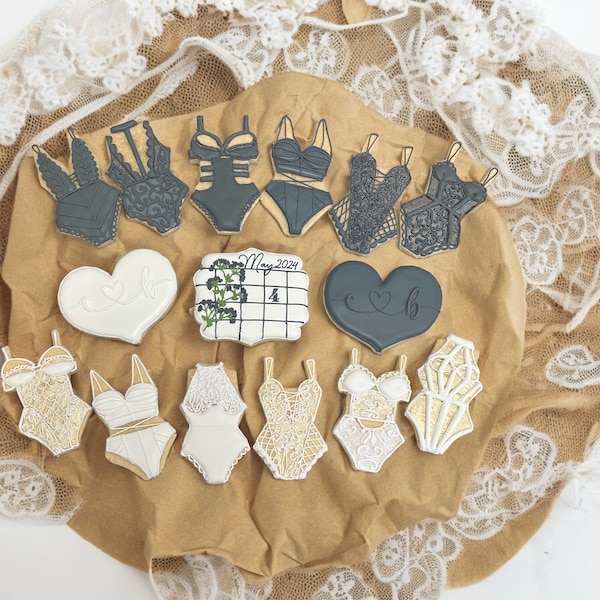 Lingerie Cookies - Etsy