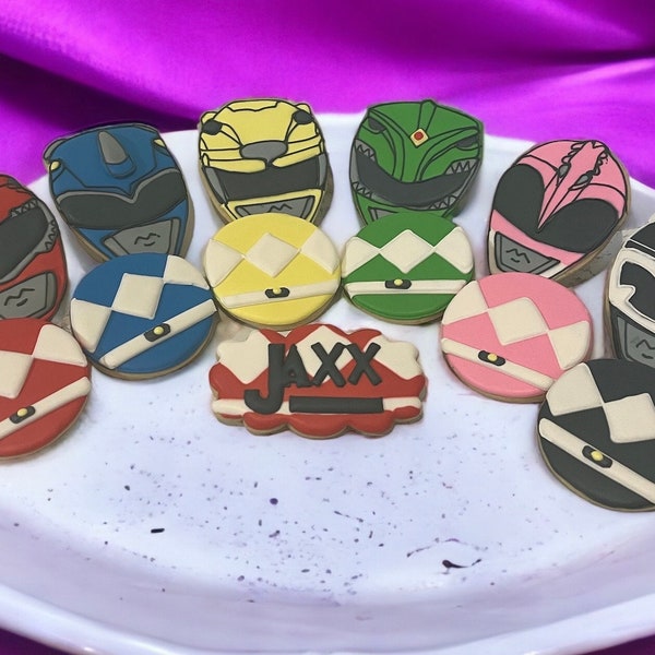Power Ranger Cookie - Etsy