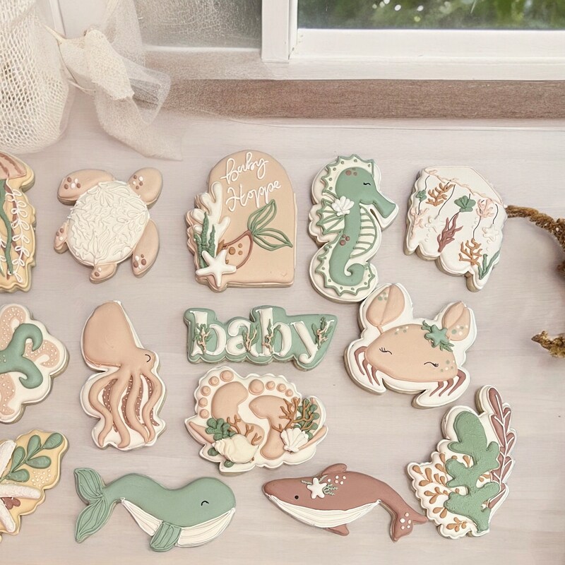 Ocean Cookies - Etsy