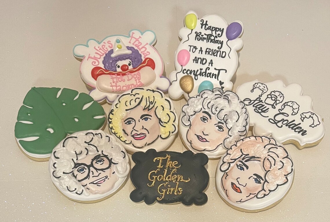 One Dozen Golden Girls Cookies - Etsy
