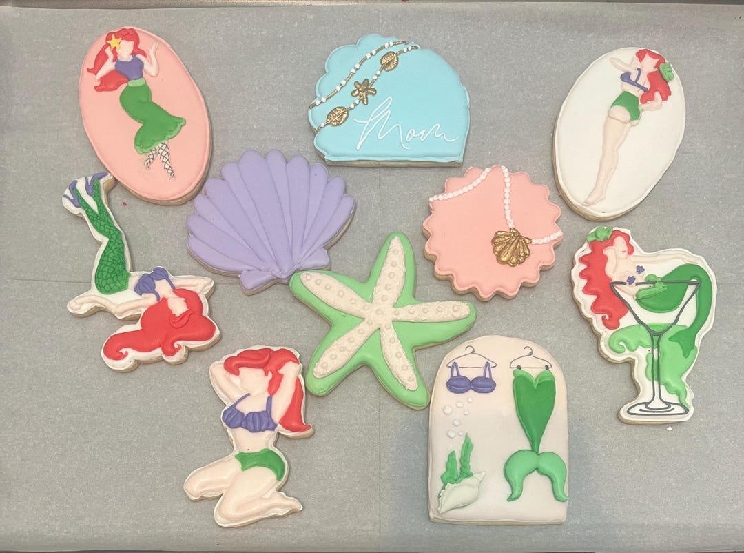 Custom Mermaid Ariel Princess Custom Character Pinup Style Calendar ...