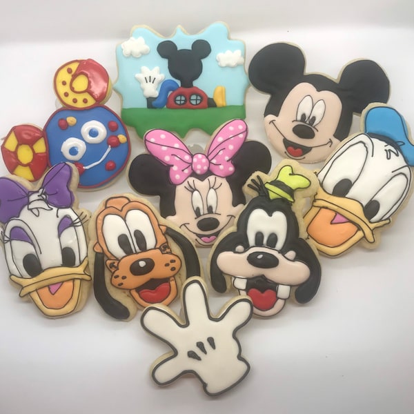 Mickey Mouse Clubhouse Cookies - Etsy