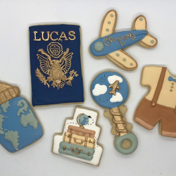 Travel Cookies - Etsy