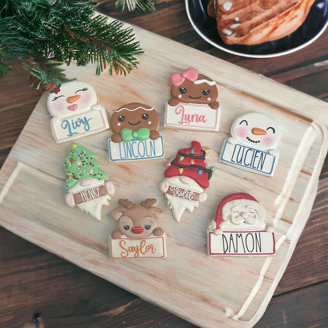 Personalized Custom All Occasions Christmas Party Name Tags Gift Royal ...