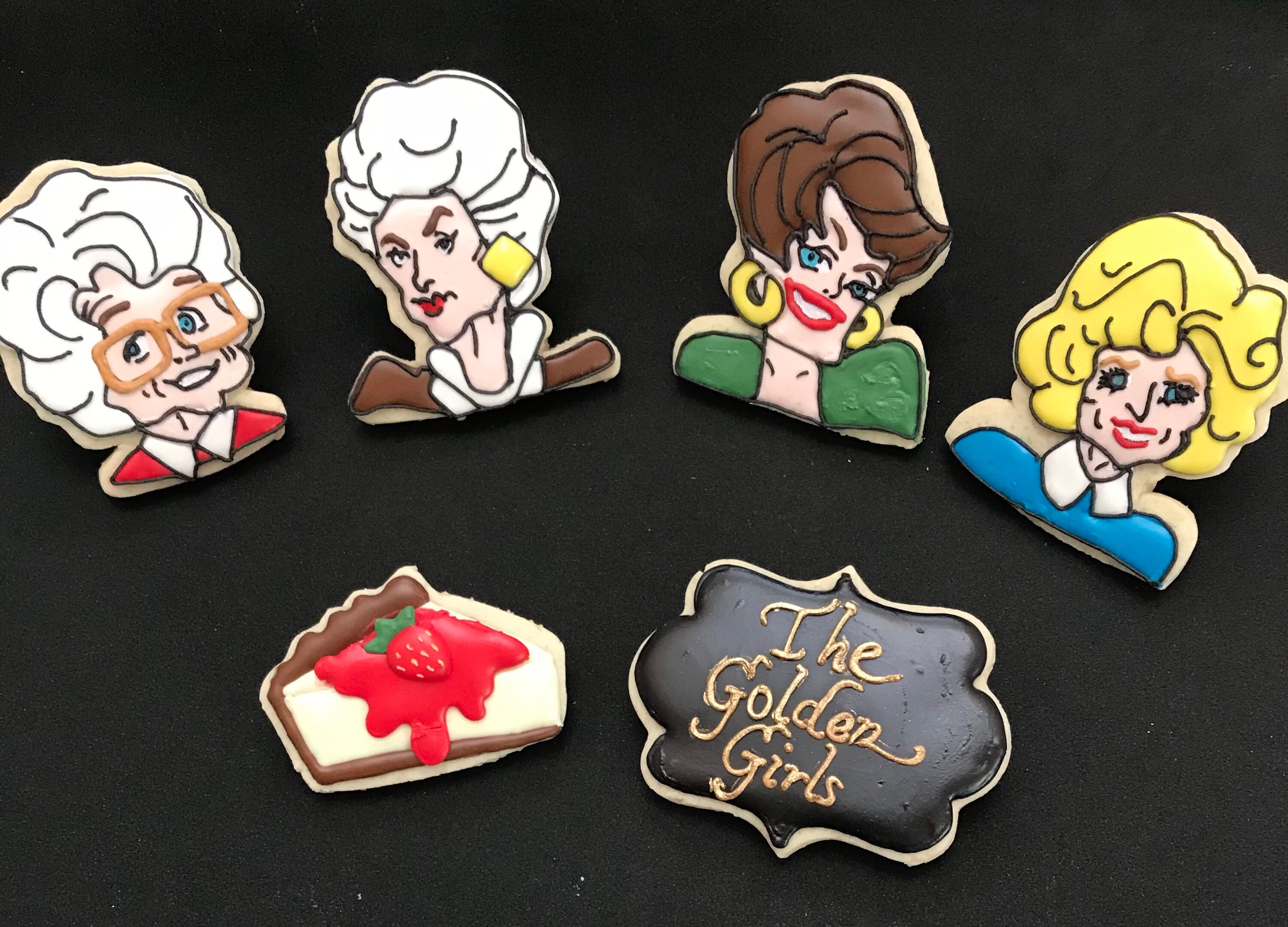 One Dozen Golden Girls Cookies Favors - Etsy
