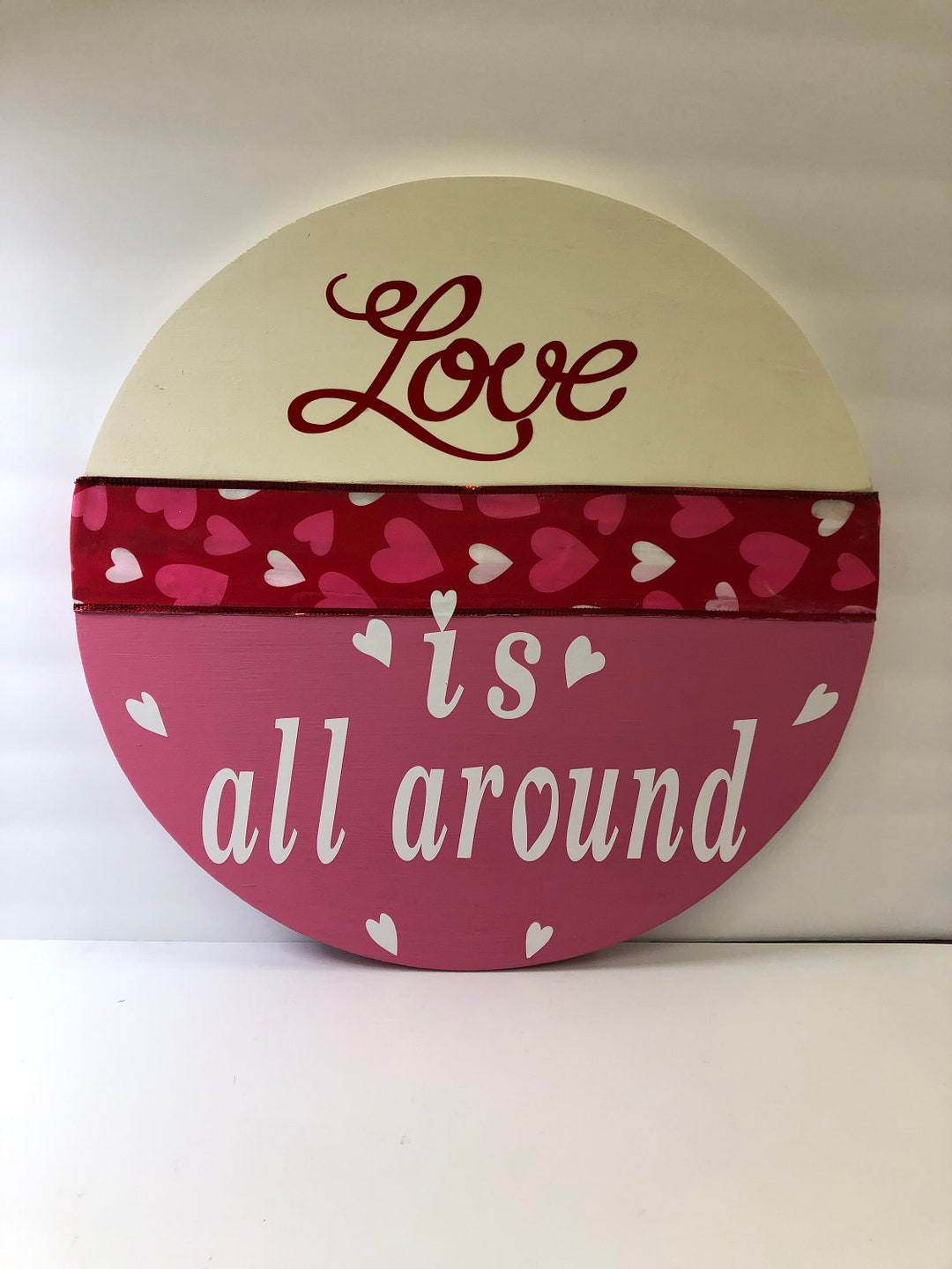 Love is All Around Sign - Etsy