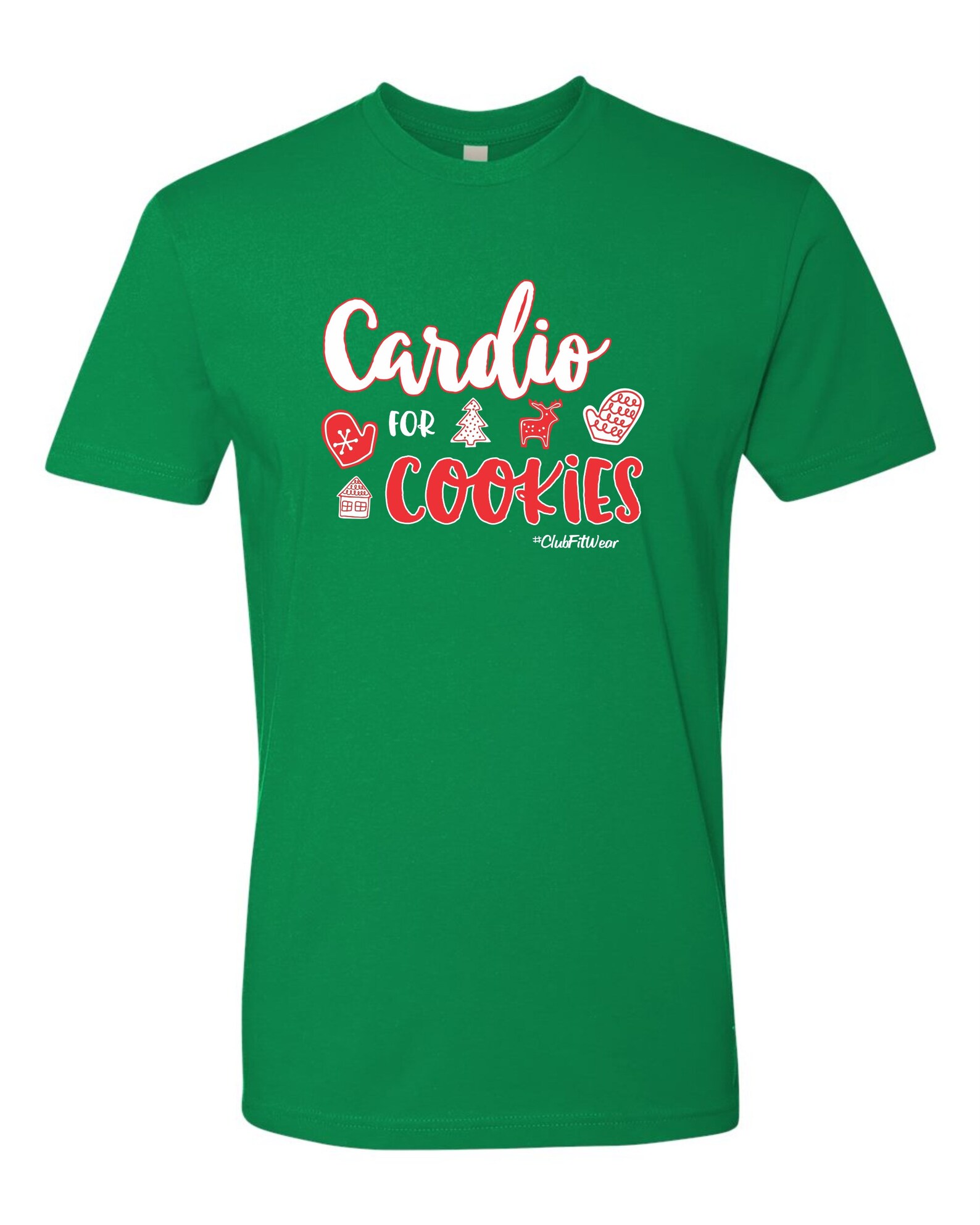 Cardio for Cookies Christmas Workout Tank, Clubfitwear, Racerback Tank ...