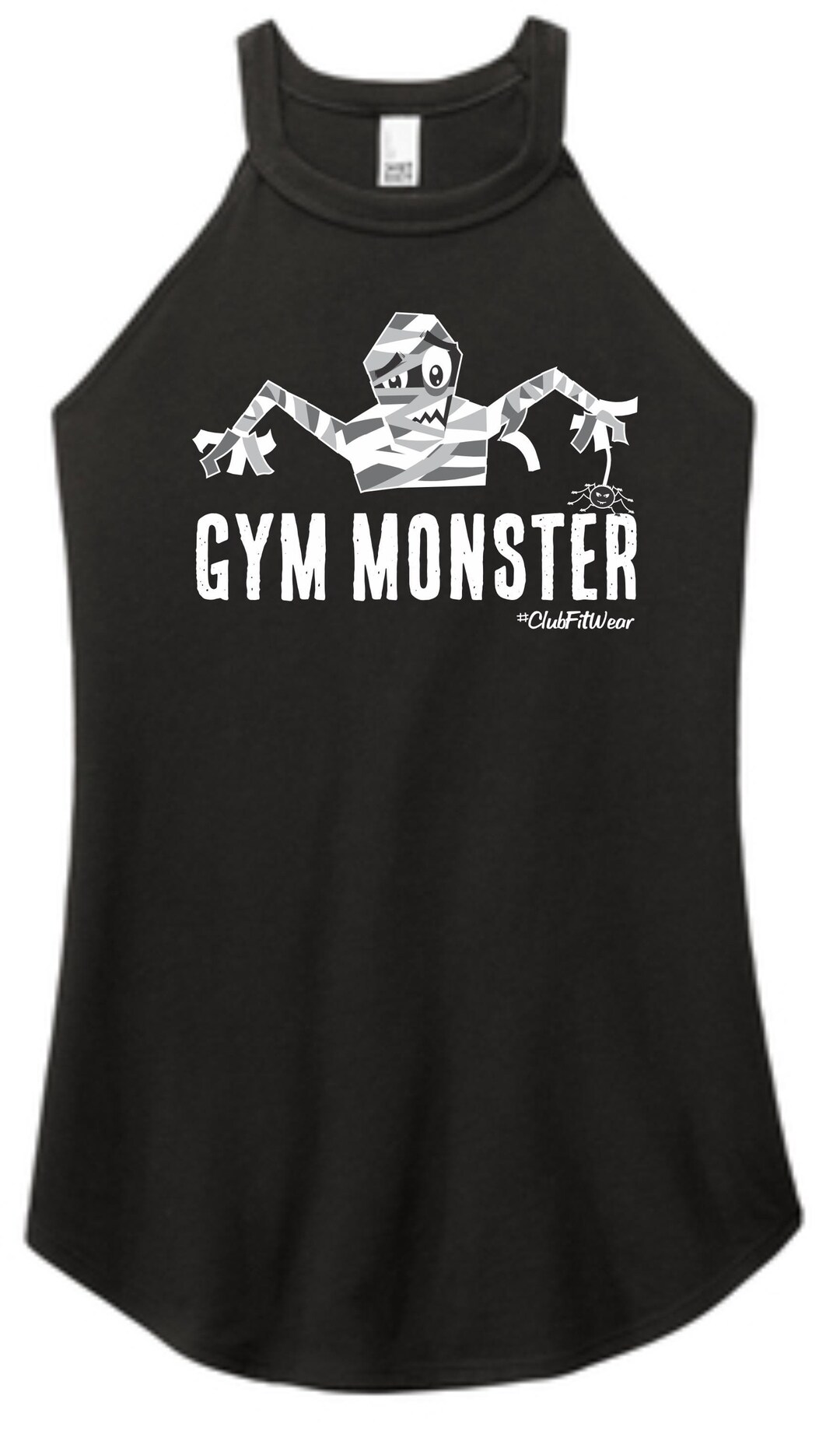 Gym Monster Mummy - High Neck Rocker Tank - Clubfitwear (wh136) - Etsy