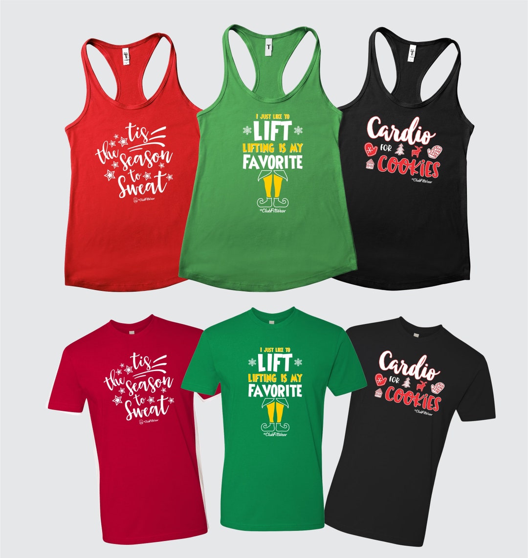 Holiday Tank or Tee Bundle - Clubfitwear (2c69, 2c50, Wh213) - Etsy