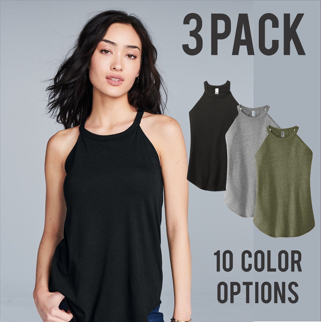 3 Pack of Womens Rocker Tanks, Best Tank Ever, XS-4X, Super Comfy Soft ...