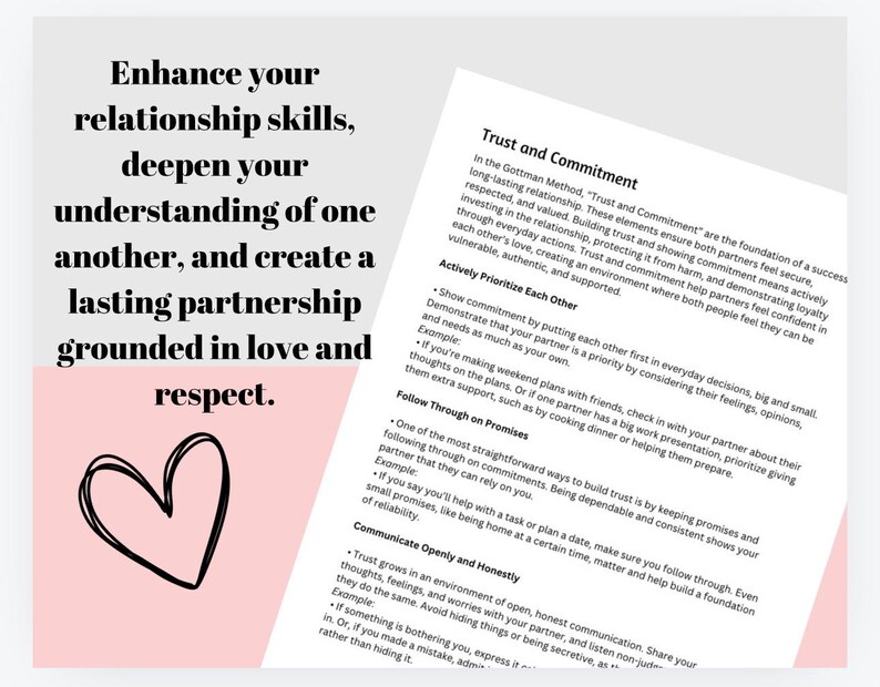 Gottman Method Couples Guide: Relationship Workbook (24 Pages PDF) - Etsy