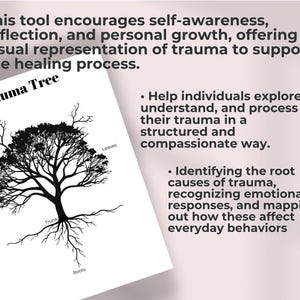 Printable Trauma Tree Worksheet for Reflection and Emotional Healing ...