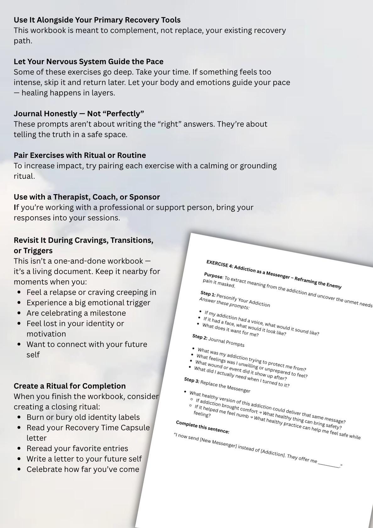 The Creative Recovery Workbook 10 Soulful Exercises to Support ...