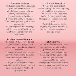 100 Ways to Self Love Emotional Wellness Toolkit Therapy Resource Self ...