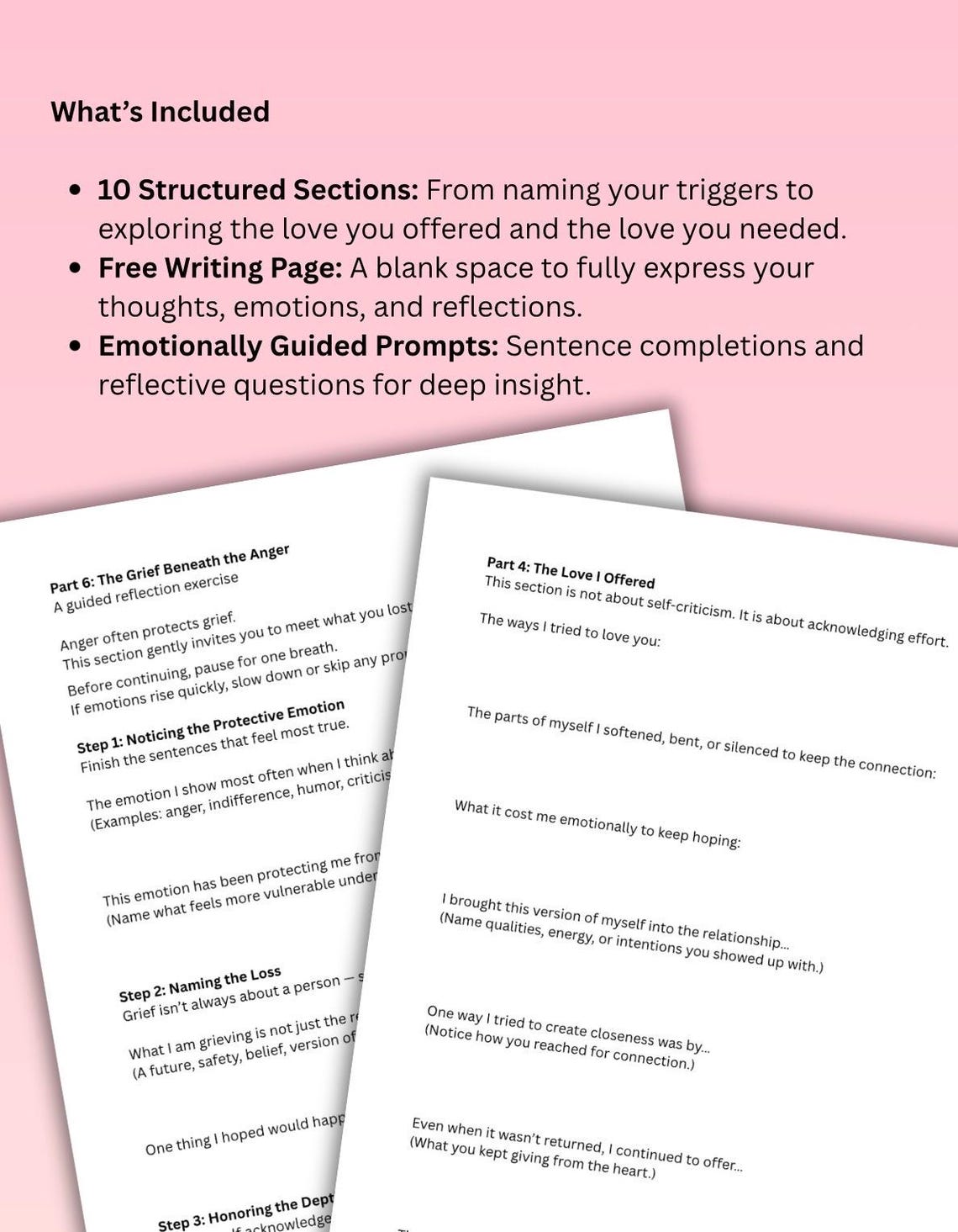 Valentine's Day Therapeutic Writing Worksheet, Heartbreak & Grief PDF ...