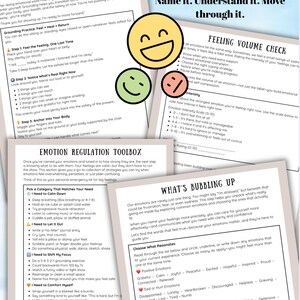 Feelings Workbook: Emotional Regulation & Coping Tools (PDF ...